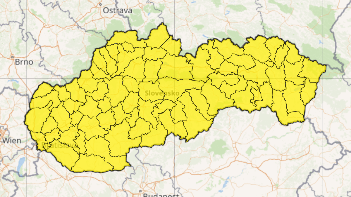 Pre celé Slovensko platia výstrahy pred búrkami - Správy STVR Pre celé Slovensko platia výstrahy pred búrkami - Správy STVR